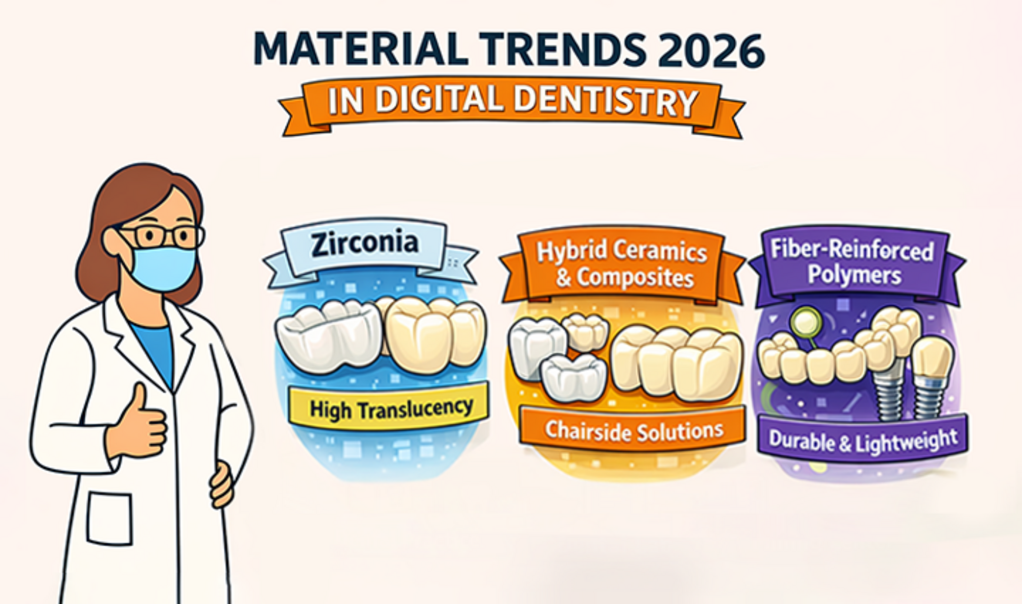 Material trends for 2026: New materials for dental restorations