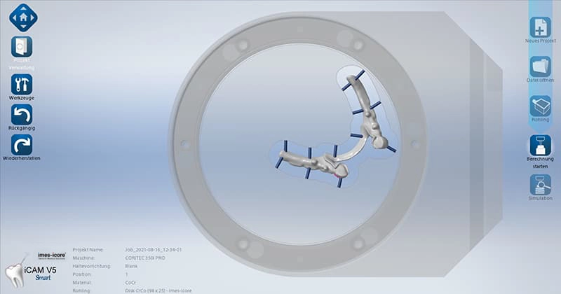 Dentalfräsmaschine CORiTEC 350i Serie – Vollautomatisierte High-End-Lösung
